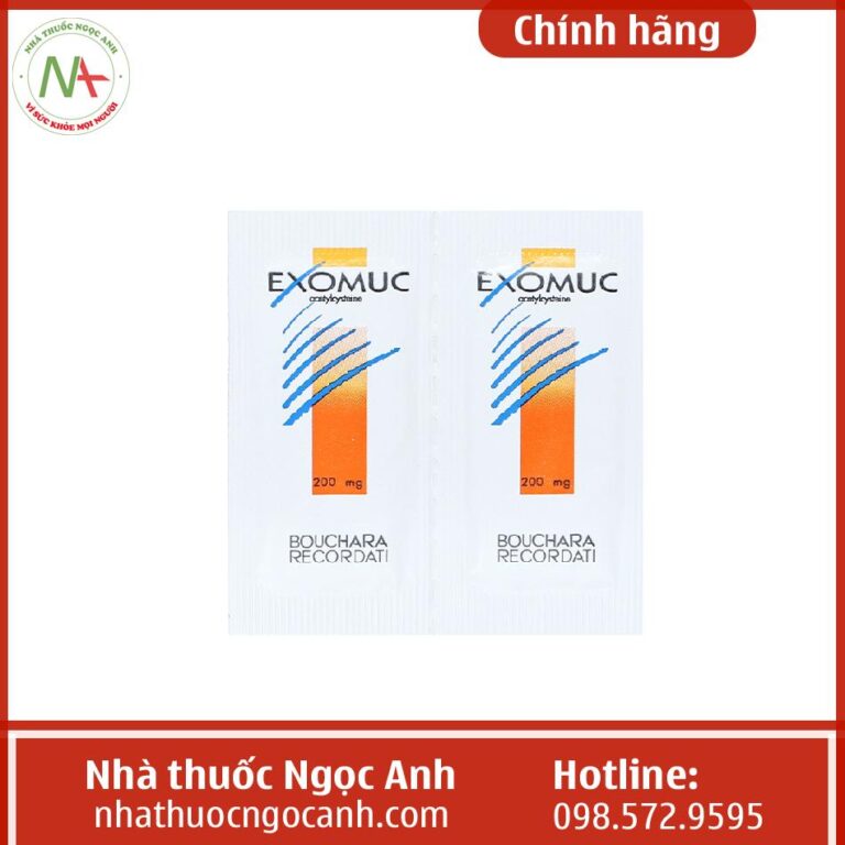Thuốc Exomuc 200mg : Công dụng, liều dùng, giá bao nhiêu