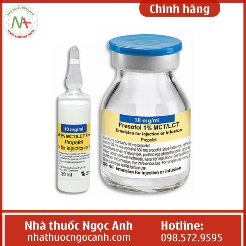 Thuốc Fresofol 1% MCT/LCT là thuốc gì, giá bao nhiêu, mua ở đâu