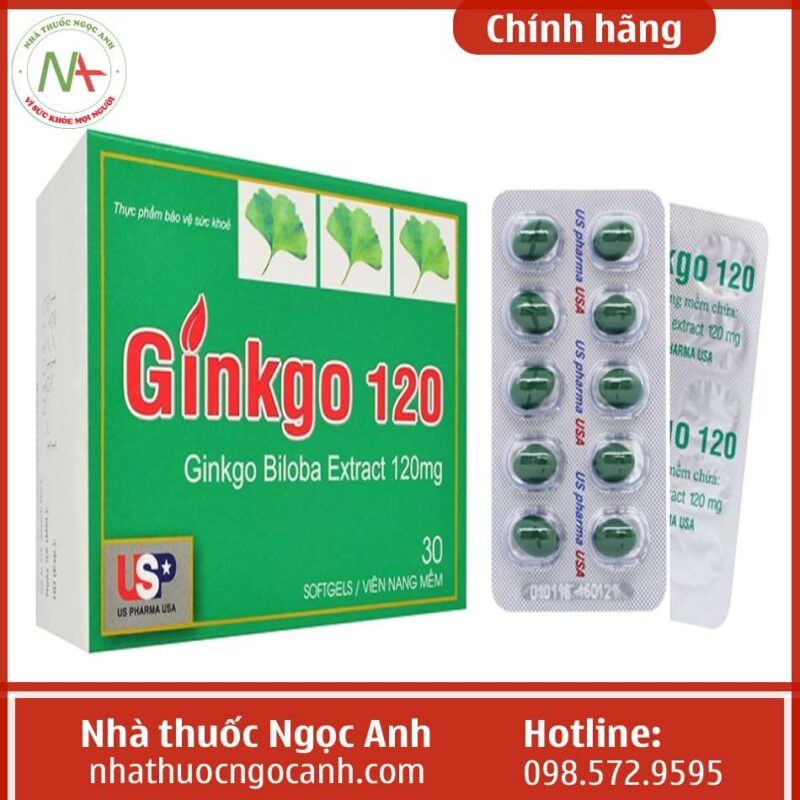 Thuốc Ginkgo 120 US Pharma là thuốc gì, giá bao nhiêu, mua ở đâu