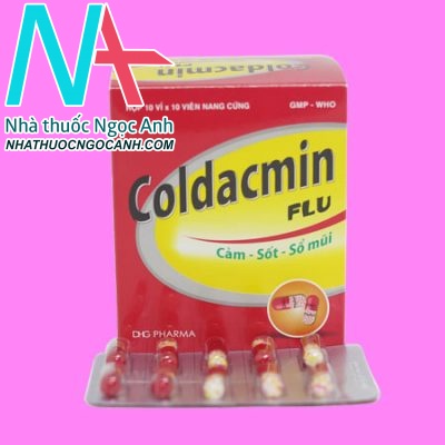 Thuốc Coldacmin: Công dụng, liều dùng, lưu ý tác dụng phụ, giá bán