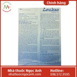 Thuốc Leukas 4mg là thuốc gì? Giá bao nhiêu? Mua ở đâu?