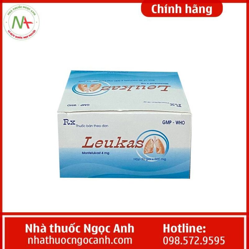 Thuốc Leukas 4mg gói có tác dụng gì, giá bao nhiêu, mua ở đâu