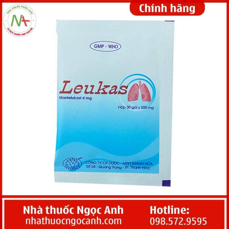 Thuốc Leukas 4mg gói có tác dụng gì, giá bao nhiêu, mua ở đâu