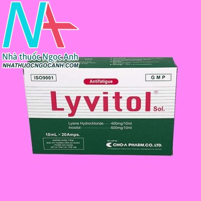 Thuốc Lyvitol Sol: Công dụng, liều dùng, lưu ý tác dụng phụ, giá bán
