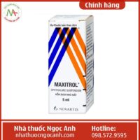 Thuốc nhỏ mắt Maxitrol: Công dụng, liều dùng, tác dụng phụ, giá bán