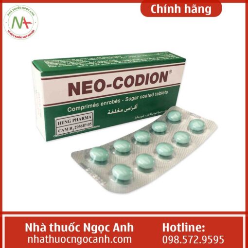 Thuốc ho Neo-Codion Việt Nam có tác dụng gì, dùng cho đối tượng nào?