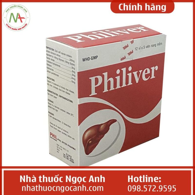 Thuốc Philiver: Công dụng, liều dùng, lưu ý tác dụng phụ, giá bán