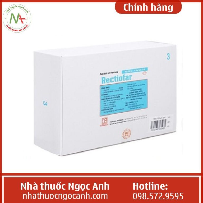 Thuốc Rectiofar 5ml có dùng được cho bà bầu không, giá bao nhiêu, mua ở đâu