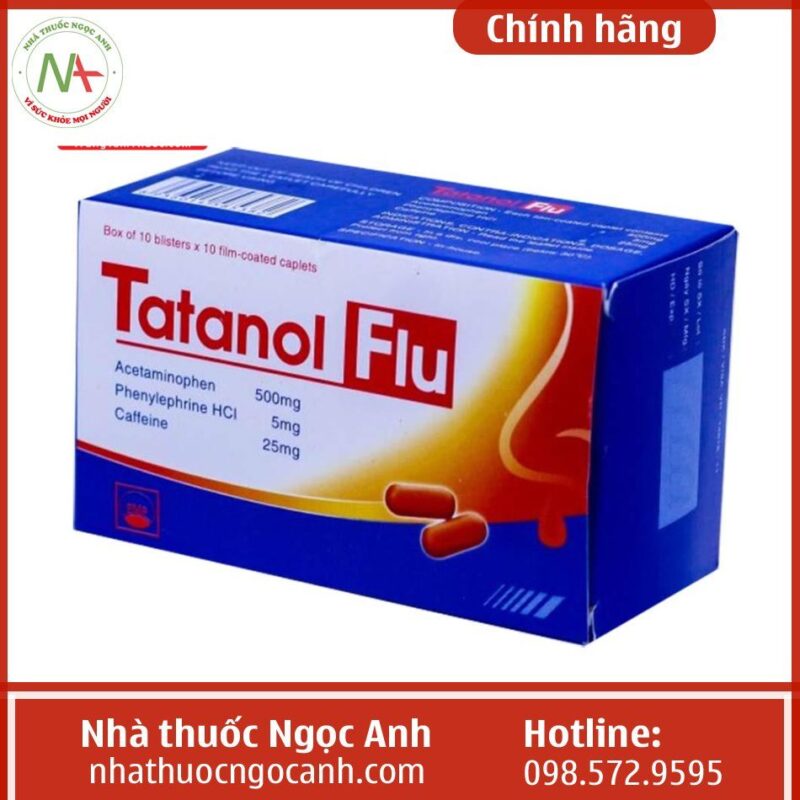 Thuốc Tatanol Flu là thuốc gì, có tác dụng gì, giá bao nhiêu, mua ở đâu