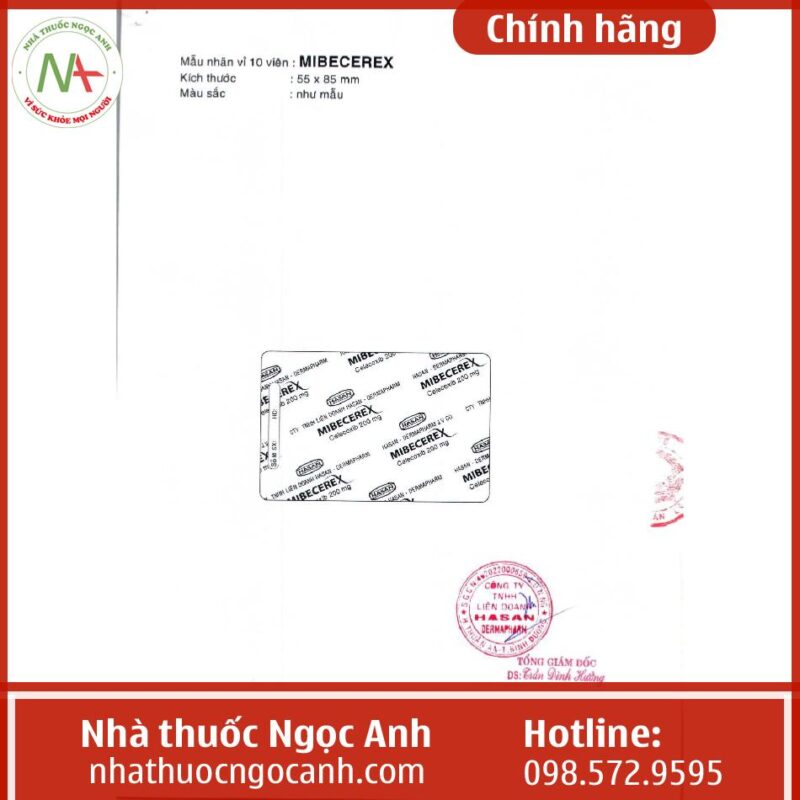 Thuốc Mibecerex 200mg là thuốc gì, giá bao nhiêu, mua ở đâu?