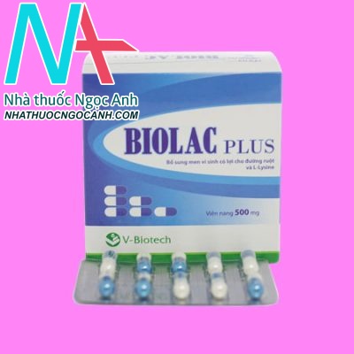 Thuốc Biolac Plus 500mg: Công dụng, liều dùng, tác dụng phụ, giá bán
