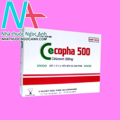 Thuốc Cecopha 500: Công dụng, liều dùng, lưu ý tác dụng phụ, giá bán