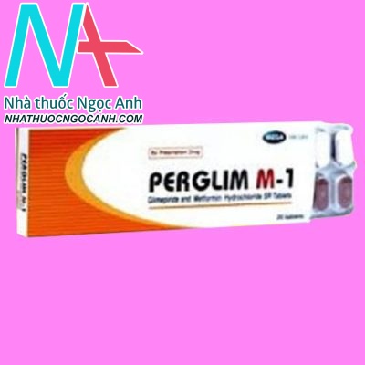 Perglim M - 1: Công dụng, liều dùng, lưu ý tác dụng phụ, giá bán