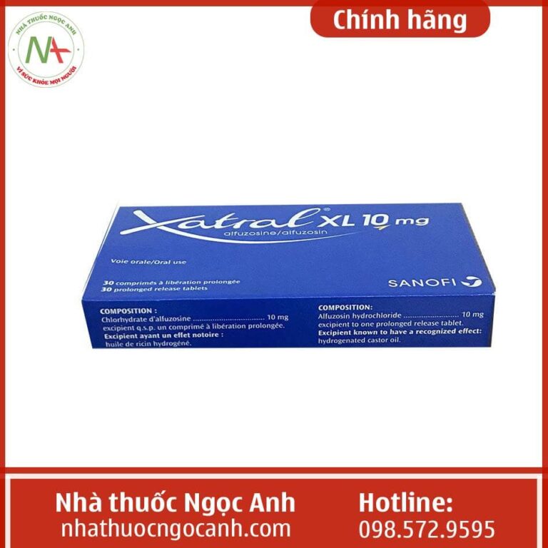 Thuốc Xatral XL 10mg là thuốc gì, liều dùng, giá bao nhiêu, mua ở đâu
