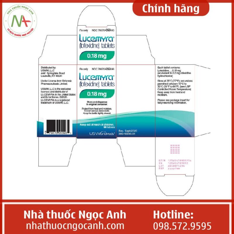 Thuốc Lucemyra là thuốc gì, có tác dụng gì, giá bao nhiêu, mua ở đâu
