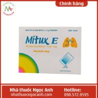 Thuốc Mitux E 100mg là thuốc gì, liều dùng, giá bao nhiêu, mua ở đâu