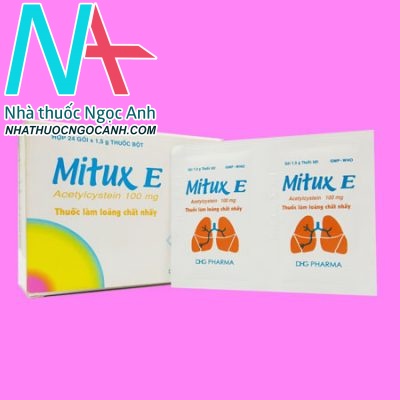 Thuốc Mitux E: Công dụng, liều dùng, lưu ý tác dụng phụ, giá bán
