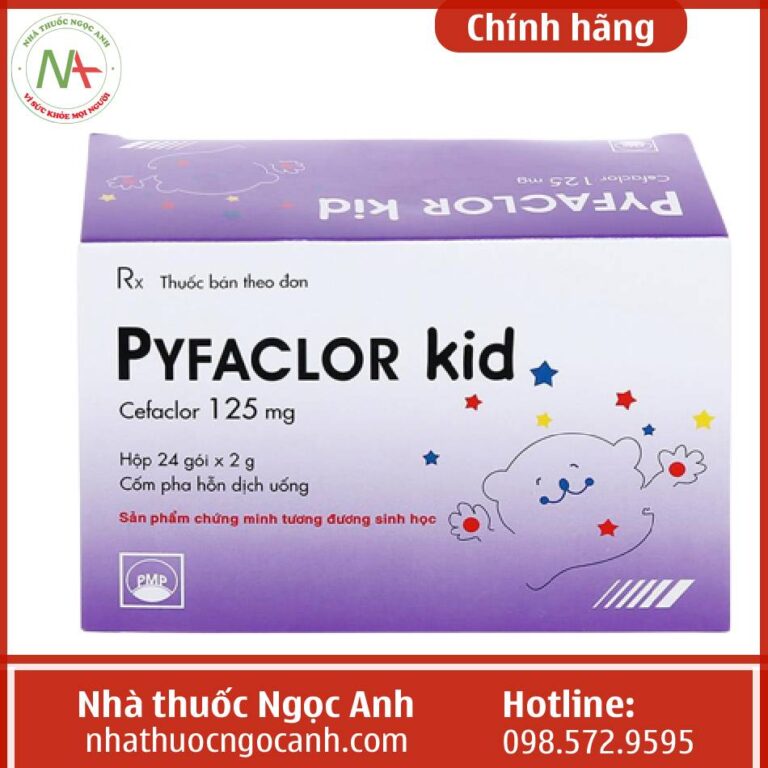 Thuốc Pyfaclor kid có phải kháng sinh không, giá bao nhiêu, mua ở đâu