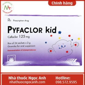 Thuốc Pyfaclor kid có phải kháng sinh không, giá bao nhiêu, mua ở đâu