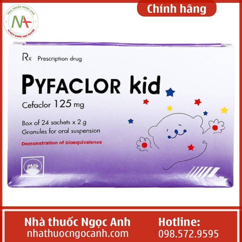 Thuốc Pyfaclor kid có phải kháng sinh không, giá bao nhiêu, mua ở đâu