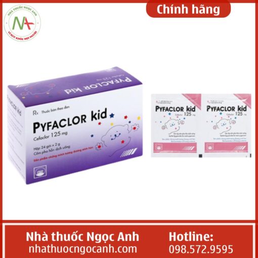 Thuốc Pyfaclor kid có phải kháng sinh không, giá bao nhiêu, mua ở đâu