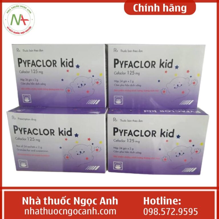 Thuốc Pyfaclor kid có phải kháng sinh không, giá bao nhiêu, mua ở đâu