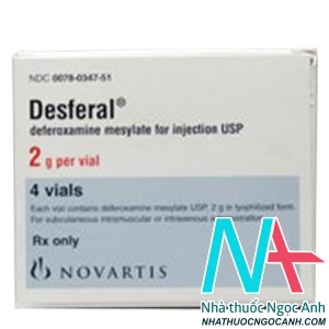 Thuốc Desferal 500mg: Công dụng, liều dùng, lưu ý tác dụng phụ, giá bán