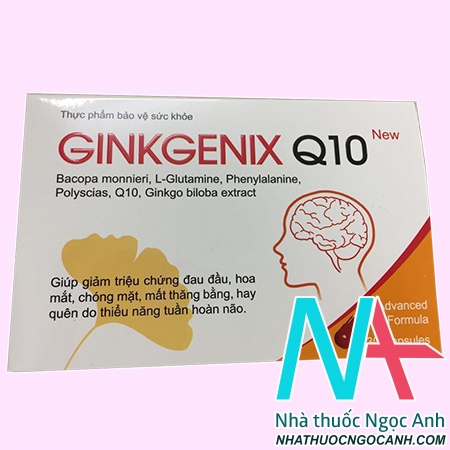 Thuốc Ginkgenix Q10 New: Công dụng, liều dùng, lưu ý tác dụng phụ