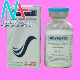 Thuốc Troypofol: Công dụng, liều dùng, lưu ý tác dụng phụ, giá bán