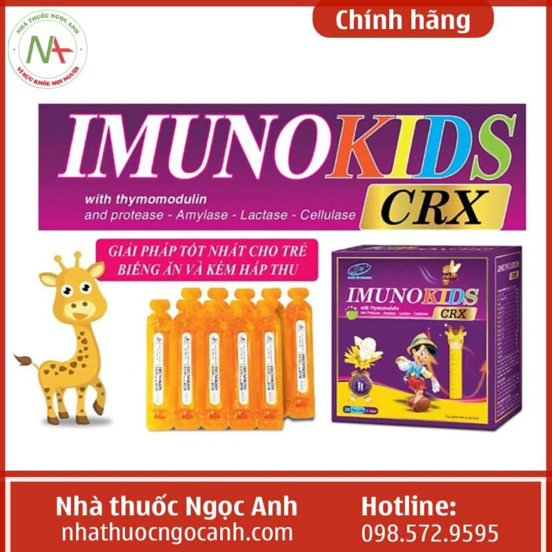 Thuốc Imuno Kids CRX có tác dụng gì, giá bao nhiêu, mua ở đâu?