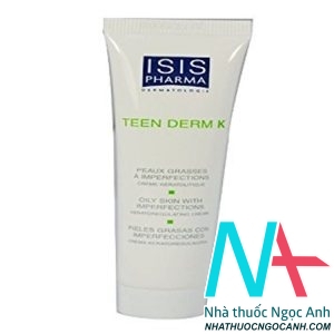 ISIS Pharma Teen Derm K: Công dụng, liều dùng, tác dụng phụ, giá bán