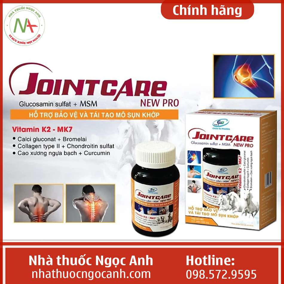 Jointcare New Pro là thuốc gì, có tác dụng gì, giá bao nhiêu, mua ở đâu