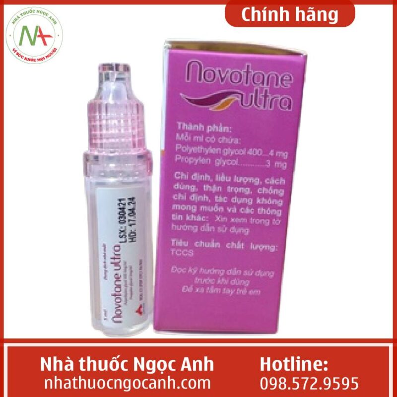 Thuốc Novotane Ultra 5ml có tác dụng gì, giá bao nhiêu, mua ở đâu