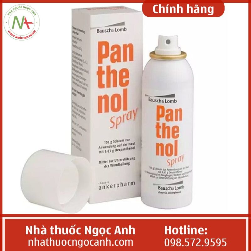 Thuốc xịt Panthenol Spray của Đức 130g giá bao nhiêu, mua ở đâu?