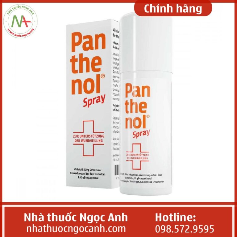 Thuốc xịt Panthenol Spray của Đức 130g giá bao nhiêu, mua ở đâu?