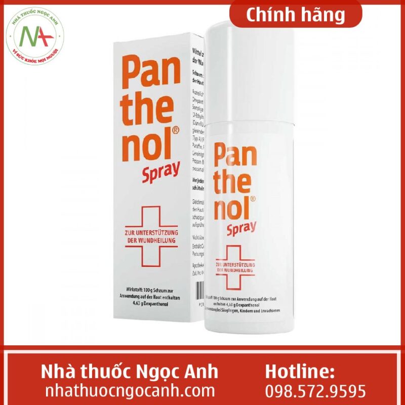 Thuốc xịt Panthenol Spray của Đức 130g giá bao nhiêu, mua ở đâu?