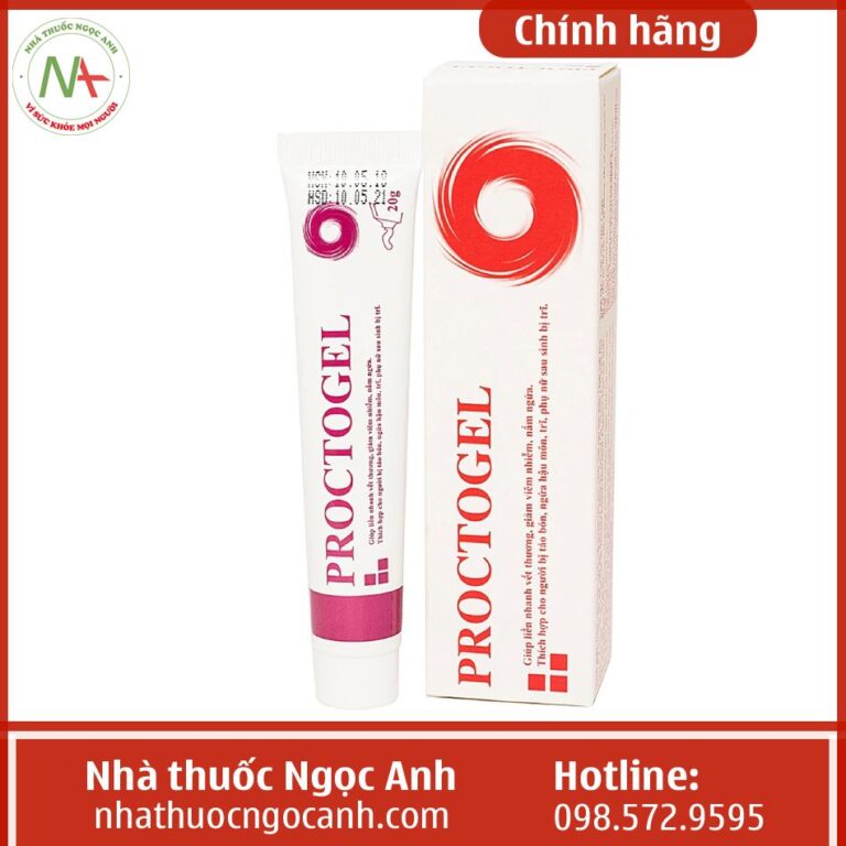 Proctogel: Công dụng, liều dùng, lưu ý tác dụng phụ, giá bán