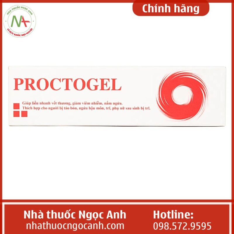 Proctogel: Công dụng, liều dùng, lưu ý tác dụng phụ, giá bán