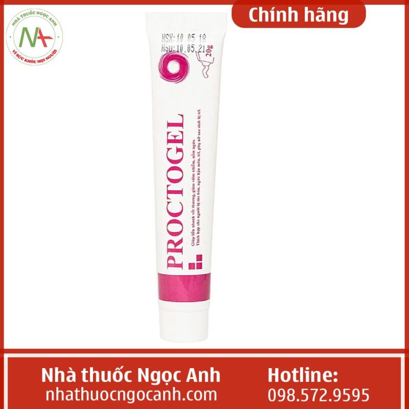 Proctogel: Công dụng, liều dùng, lưu ý tác dụng phụ, giá bán
