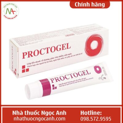 Proctogel: Công dụng, liều dùng, lưu ý tác dụng phụ, giá bán