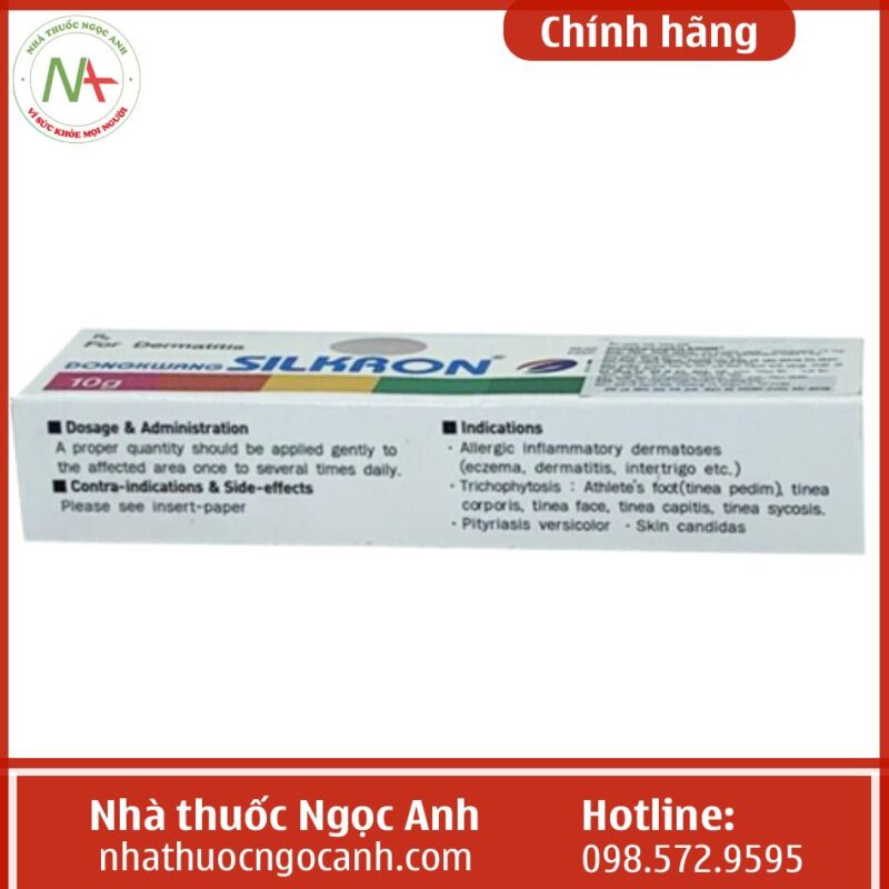 Thuốc 7 màu Silkron 10g có tác dụng gì, giá bao nhiêu, mua ở đâu