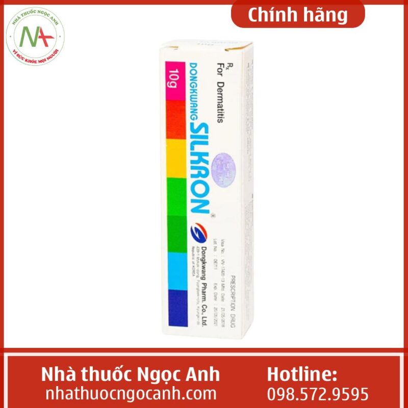 Thuốc 7 màu Silkron 10g có tác dụng gì, giá bao nhiêu, mua ở đâu