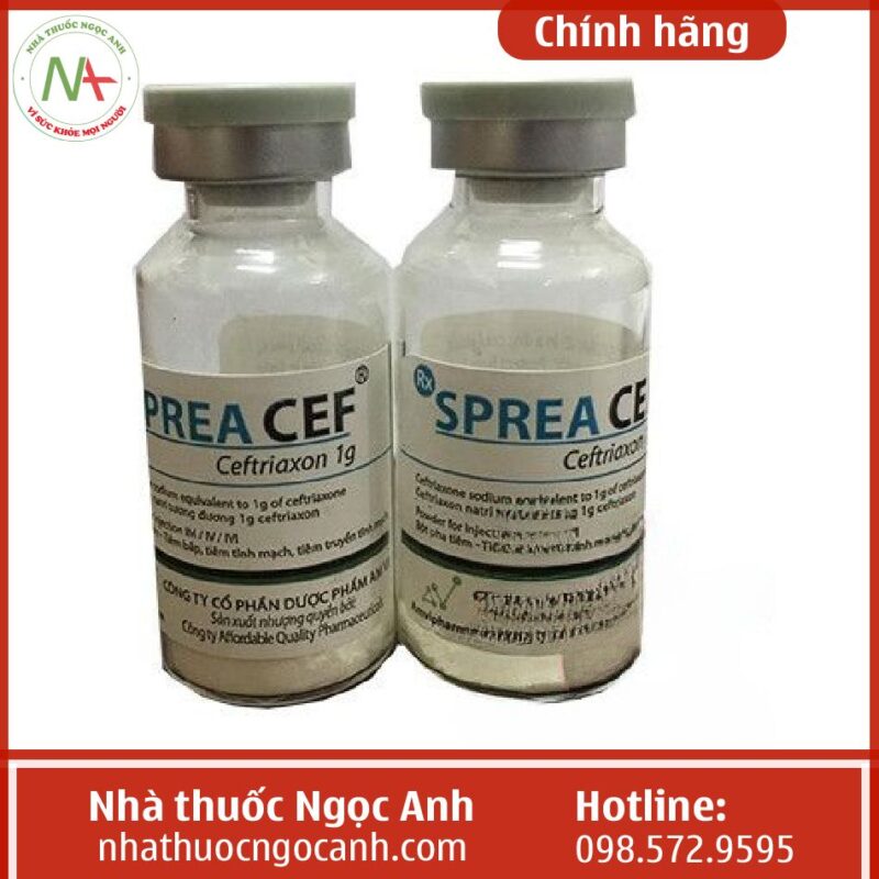 Thuốc Spreacef 1g là thuốc gì, có tác dụng gì, giá bao nhiêu, mua ở đâu