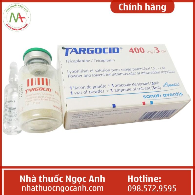 Thuốc Targocid 400mg có tác dụng gì, giá bao nhiêu, mua ở đâu?