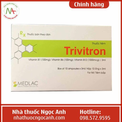 Thuốc Trivitron là thuốc gì, có tác dụng gì, giá bao nhiêu, mua ở đâu