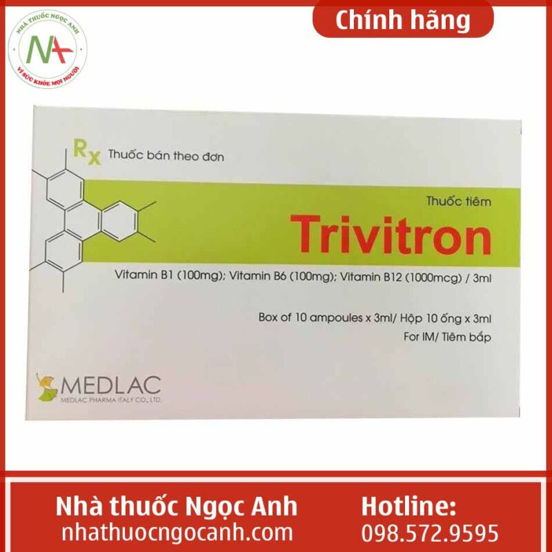 Thuốc Trivitron là thuốc gì, có tác dụng gì, giá bao nhiêu, mua ở đâu