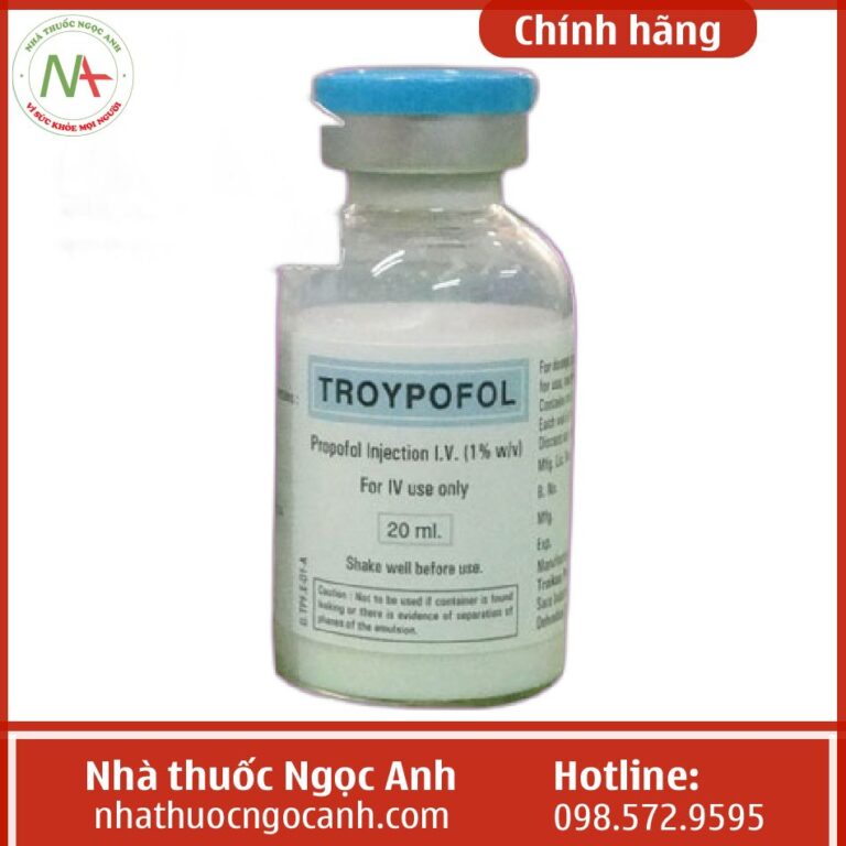 Thuốc Troypofol là thuốc gì, có tác dụng gì, giá bao nhiêu, mua ở đâu