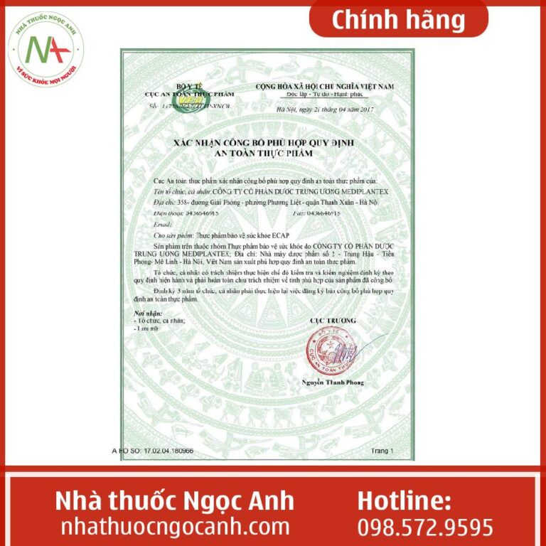 Ecap 400 IU : Công dụng, liều dùng, lưu ý tác dụng phụ