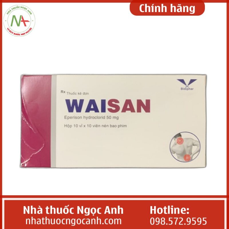 Thuốc Waisan 50mg là thuốc gì, có tác dụng gì, giá bao nhiêu, mua ở đâu?
