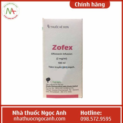 Thuốc Zofex: Công dụng, liều dùng, lưu ý tác dụng phụ, giá bán